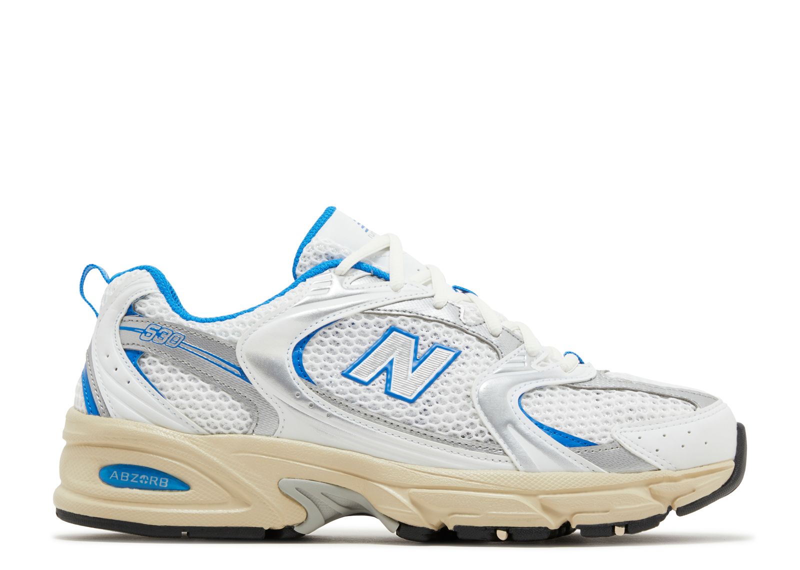New Balance 530 White Blue Oasis – Flower Kickz